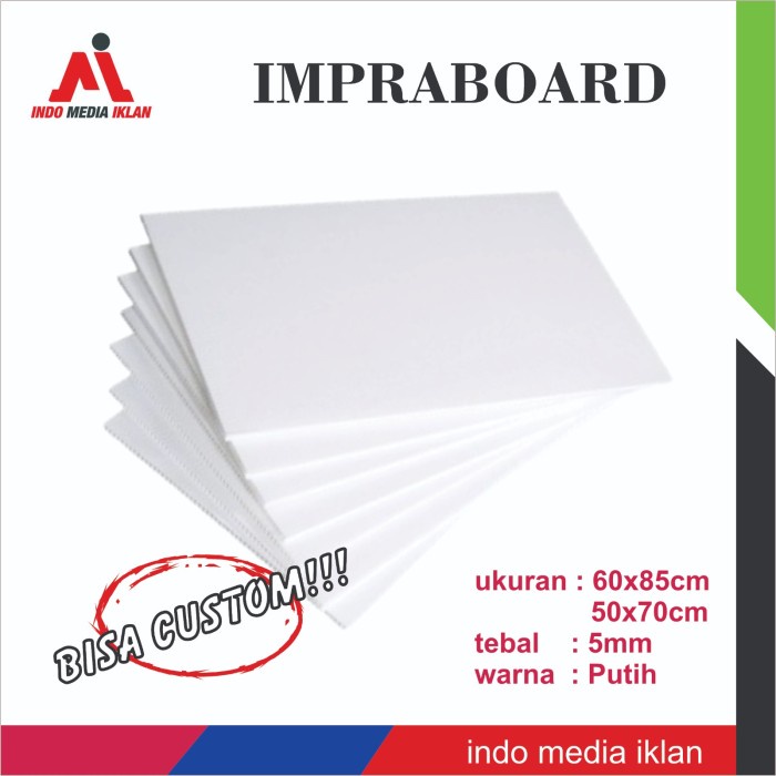 Jual impraboard cetak / impraboard custom | Shopee Indonesia