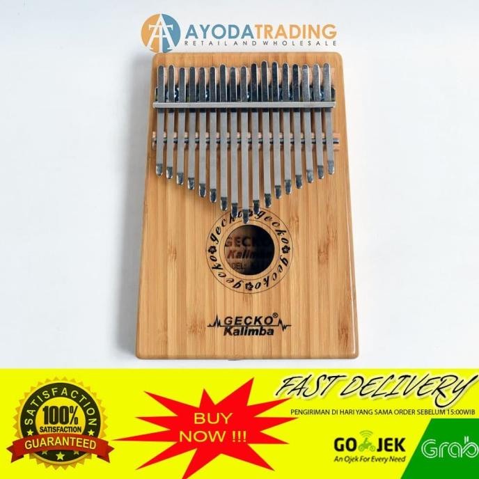 Jual Kalimba - Authentic Gecko Kalimba K17Ba Bamboo Alat Musik ...