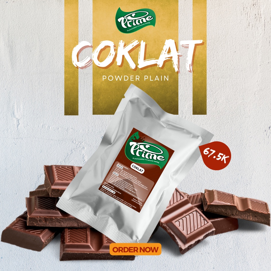 Jual Powder Drink Prime Chocolate / Bubuk Numan Coklat 1Kg | Shopee ...