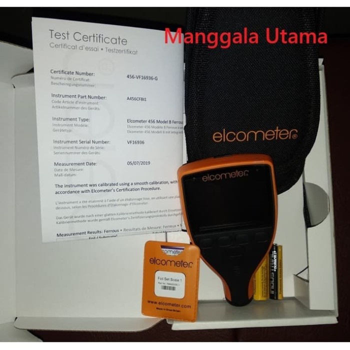 Jual ELCOMETER 456: F1 MODEL B COATING THICKNESS GAUGE (A456CFBI1) | Shopee Indonesia