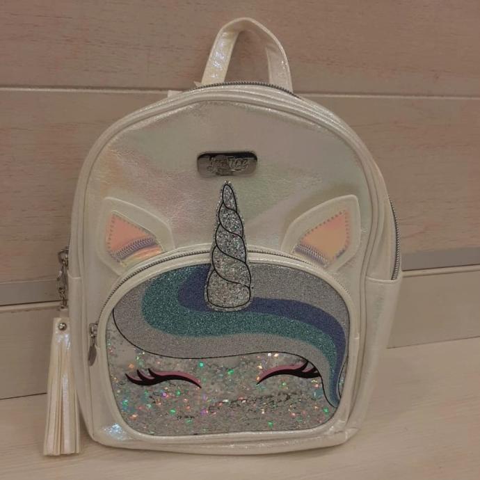 Jual Tas Justice Original Unicorn Clear mini backpack | Shopee Indonesia
