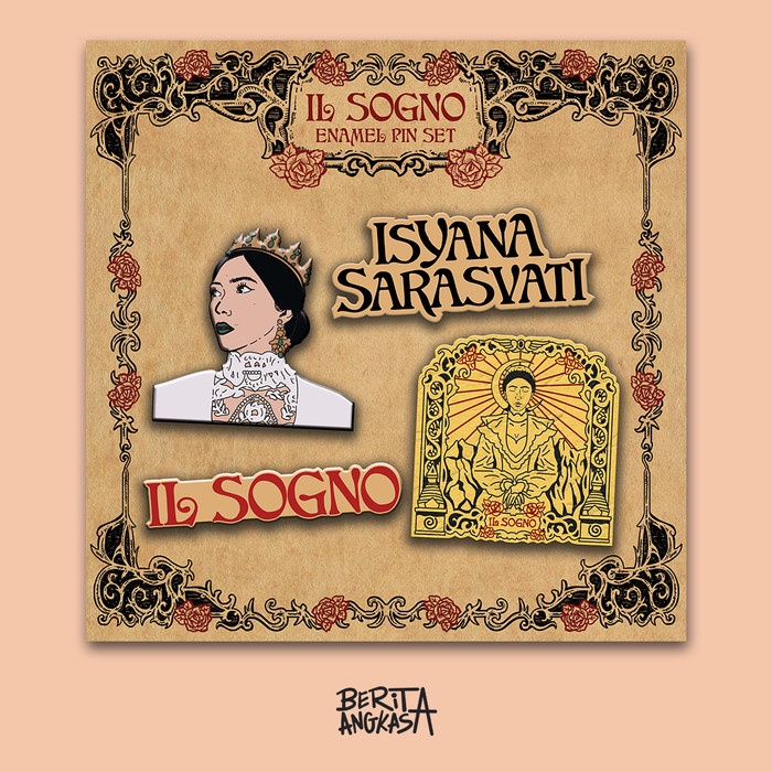 Jual ISYANA SARASVATI ENAMEL PIN SET - IL SOGNO SERIES | Shopee Indonesia
