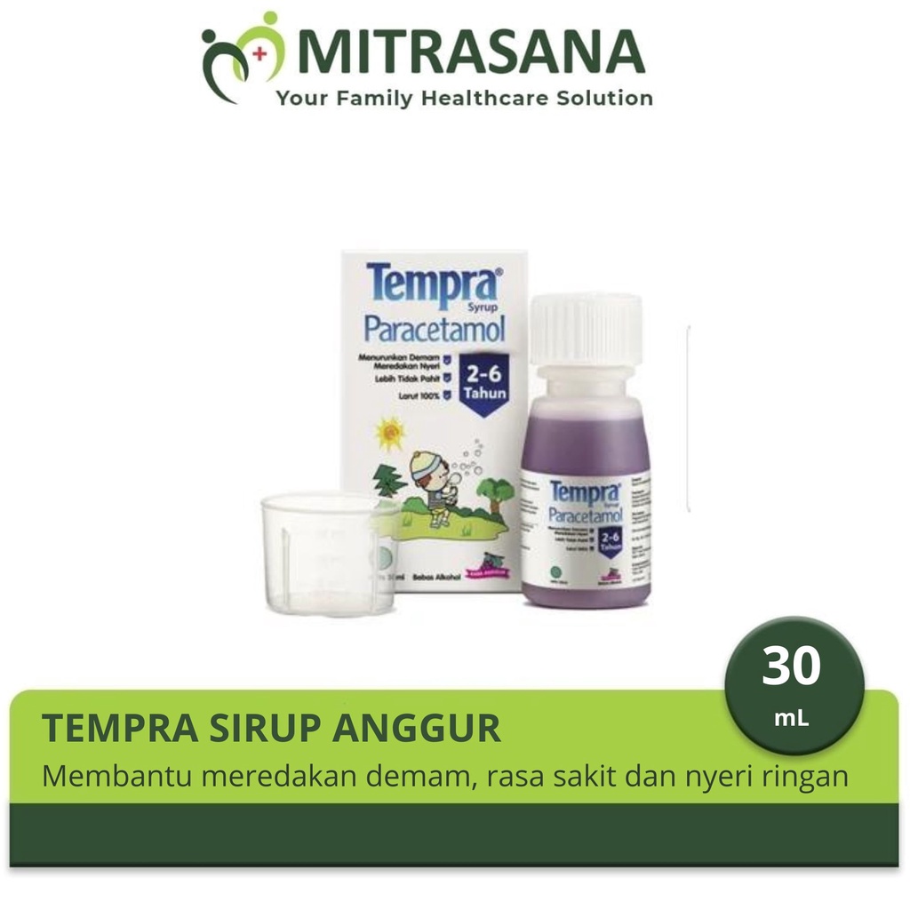 Jual Tempra Sirup Anggur 30 mL - Menurunkan Demam pada Anak Usia 2-6 ...