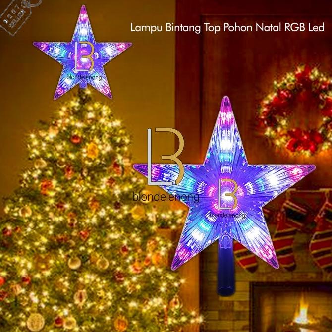 Jual Dekorasi Natal Bintang Lampu LED RGB | Shopee Indonesia