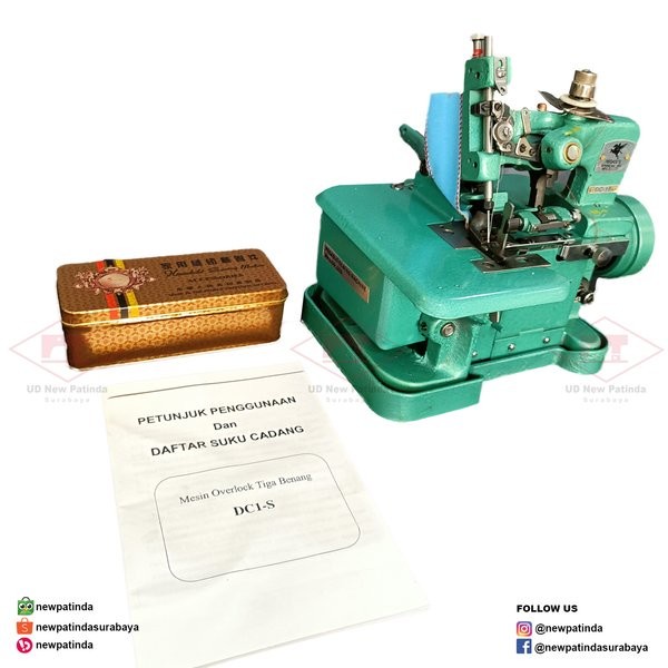 Jual Komplit Set Mesin Jahit Obras 3 Benang Pegasus Dc-1S Mia | Shopee Indonesia
