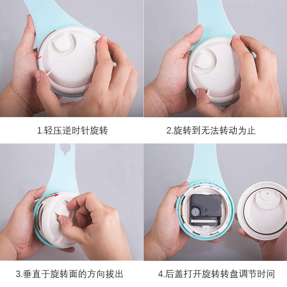 Jual Jam Kamar Mandi Minimalis Nordic, Tahan Air dan Senyap, Jam ...