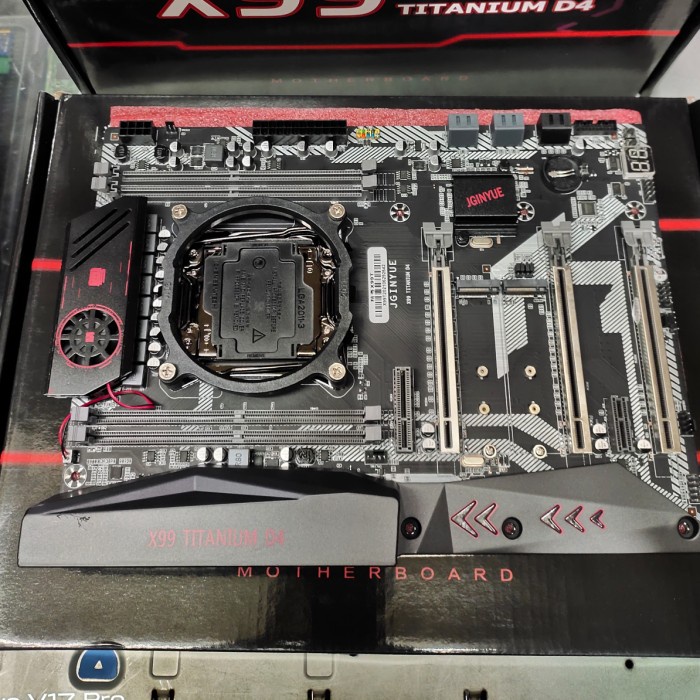 Jual mobo Gaming Rendering X99 TITANIUM D4 LGA 2011 suport E5 26xx v3 ...