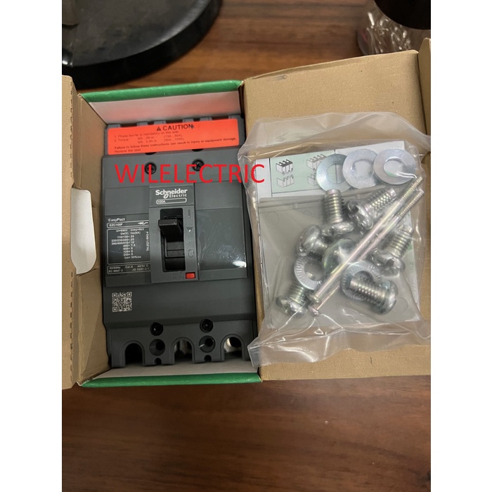 Jual MCCB SCHNEIDER NFB Breaker EZC 100F / EZC100F 3P 100A 100 A original | Shopee Indonesia