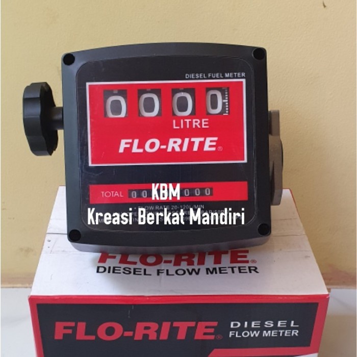Jual FLOW METER SOLAR 1 INCH 4 DIGIT DN25 FLO-RITE 1" INCH FR800L DN25 ...
