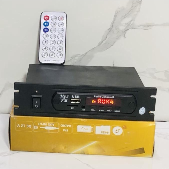 Jual code MP3 Player Bluetooth USB FM Mini Box Rakitan DC 12 Volt ...