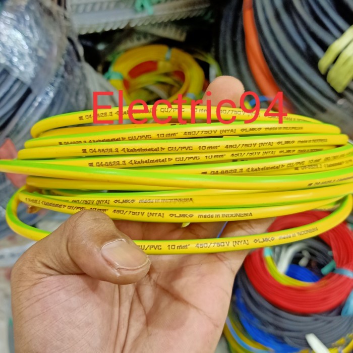 Jual kabel grounding nya 10mm supreme/lindo/metal/jembo per meter ...