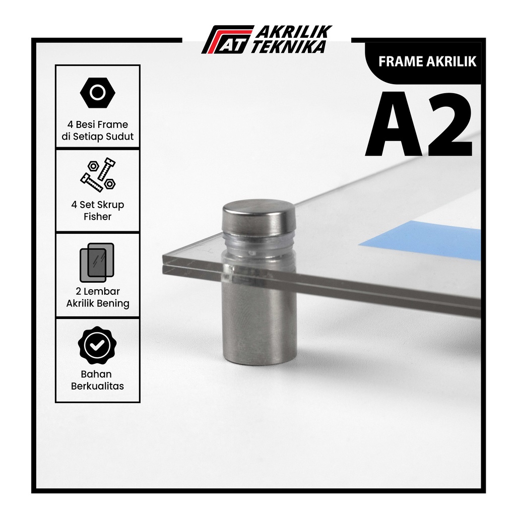 Jual Frame Foto Akrilik Poster Acrylic Ukuran A2 | Shopee Indonesia