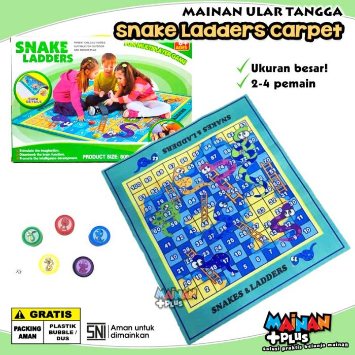 Jual Mainan Ular Tangga Karpet - Snakes Ladders Jumbo | Shopee Indonesia