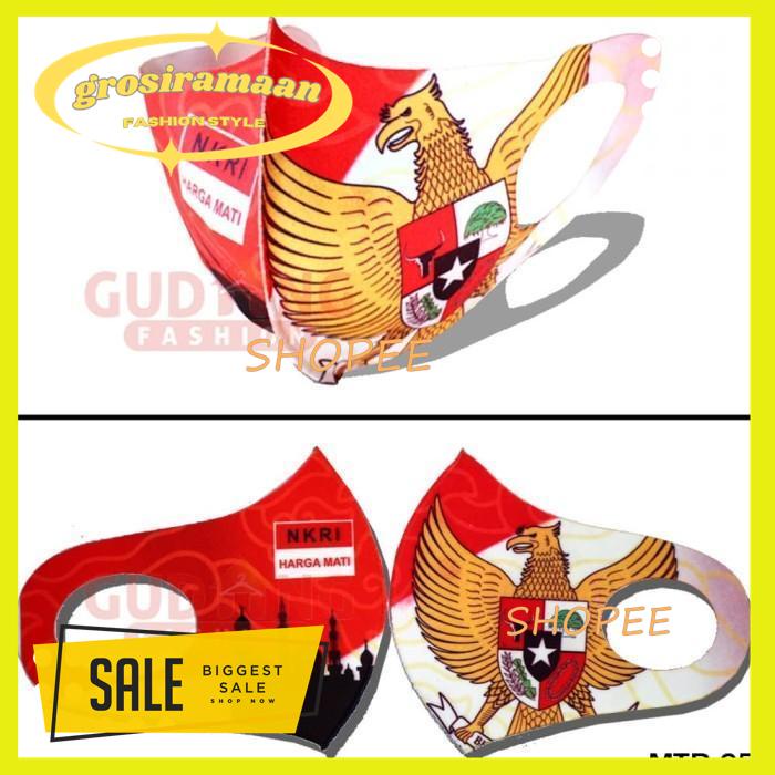 Jual MASKER GARUDA INDONESIA MERAH PUTIH SCUBA TEBAL MTR 658 HIGHT ...