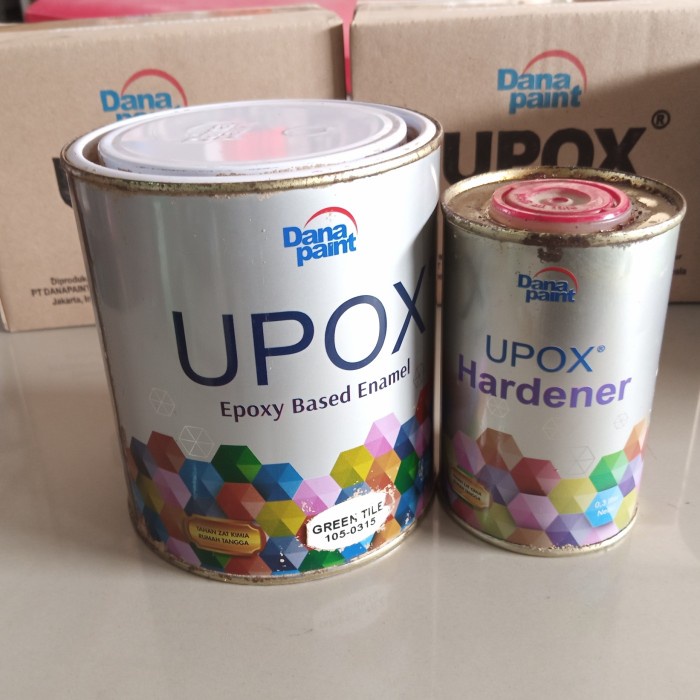 Jual Cat Epoxy Upox Cat Dua Komponen Upox Cat Kolam Kemasan Tanpa Dus ...