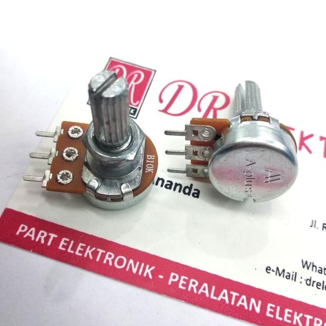 Jual Potensio mono A plus / Alpha 250k B250k 3 kaki 3 pin potensiometer ...