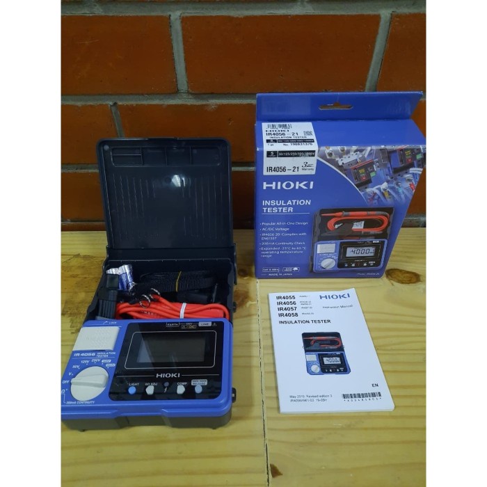 Jual Insulation Tester Ir4056-21 Hioki Megger Alat Tes Insulasi ...
