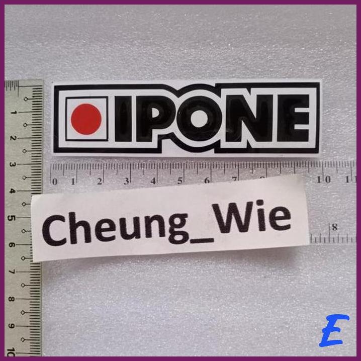 Jual STIKER - STICKER CUTTING LOGO OLI IPONE SIZE 10CM| CH | Shopee ...