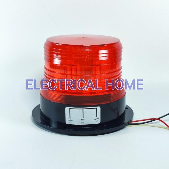 Jual Rotary Lamp N-5095 Led 4" Merah 12Vdc/24Vdc With Magnet Star ...