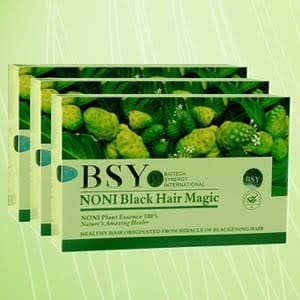 Jual isi 20 Sachet BSY Pewarna Rambut Noni Black Magic | Shopee Indonesia