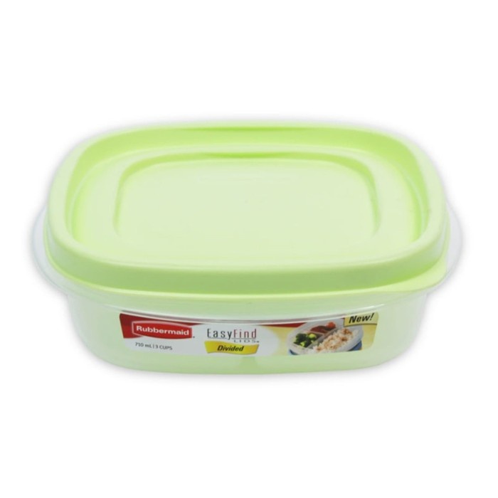 Jual Rubbermaid Tempat Makan Dengan Pembatas 710 Ml | Shopee Indonesia