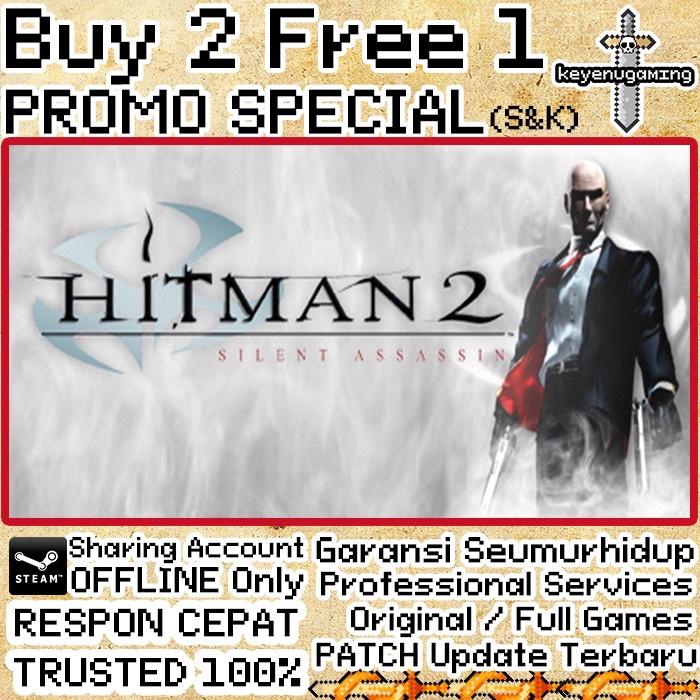 Jual Hitman 2 Gold Edition PC - Buy 2 Get 1 GAME Original | Shopee ...