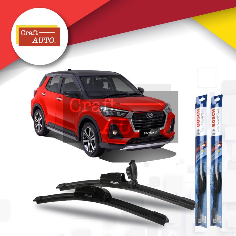 Jual Wiper Mobil Frameless Daihatsu New Rocky Ukuran 22" & 16" Sepasang (2pcs) Bosch Clear ...