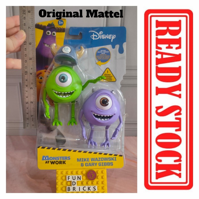 Jual monsters inc at work mike wazowski & gary gibbs | Shopee Indonesia