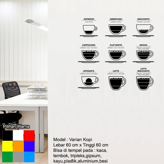 Jual Stiker Kaca Kafe Cafe Kopi Resto Coffee Shop Cutting Sticker ...