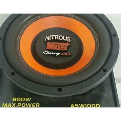 Jual SUBWOOFER ADS NITROUS 10" DOUBLE COIL KELAS SPL 800 WATT | Shopee ...