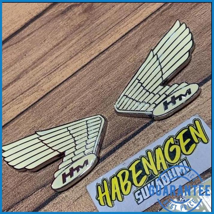 Jual EMBLEM LOGO SAYAP TANGKI TENGKI TANK HONDA S 90 S90Z CB 100 125 ...
