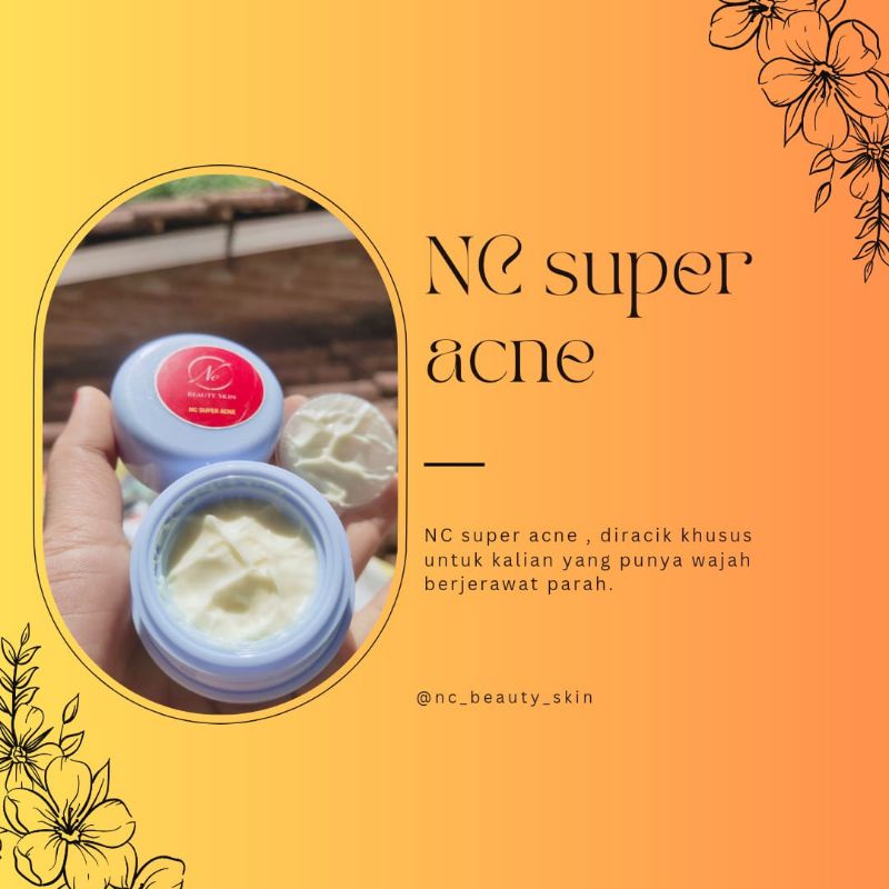 Jual KRIM NC SUPER ACNE/KRIM MALAM NC/NIGHT CREAM SUPER ACNE | Shopee ...