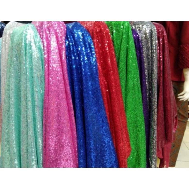 Jual Promo - Kain Sequin 1000 Payet/Sequin Kilap | Shopee Indonesia