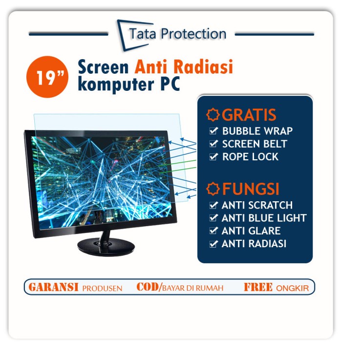 Jual Bae Screen Anti Radiasi Layar Komputer Monitor Pc Glare Bluelight ...
