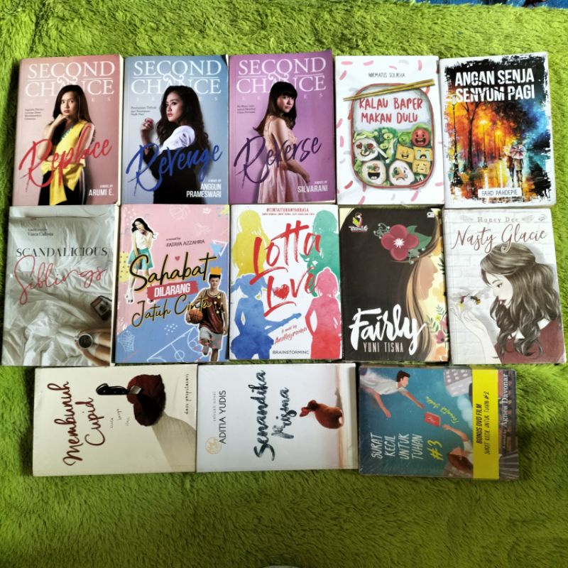 Jual ORIGINAL BUKU NOVEL REMAJA SECOND CHANCE REPLACE REVENGE REVERSE ...