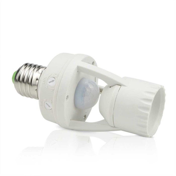Jual Promo Fitting Lampu Otomatis Motion Detector Pir Sensor Deteksi ...