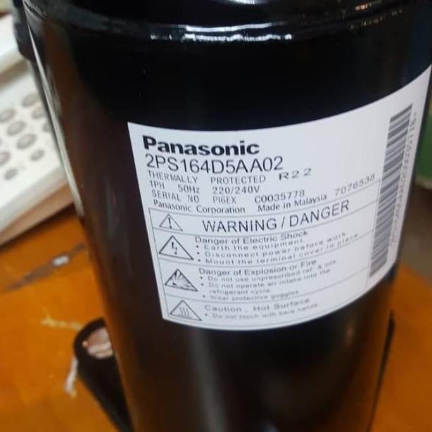 Jual Compressor / Kompresor Ac Panasonic 1Pk Type 2Ps164D. R22. 1 Phase ...