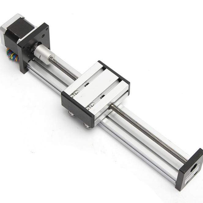 Jual 200Mm Stroke Linear Actuator Cnc Linear Motion Lead Screw Iils ...