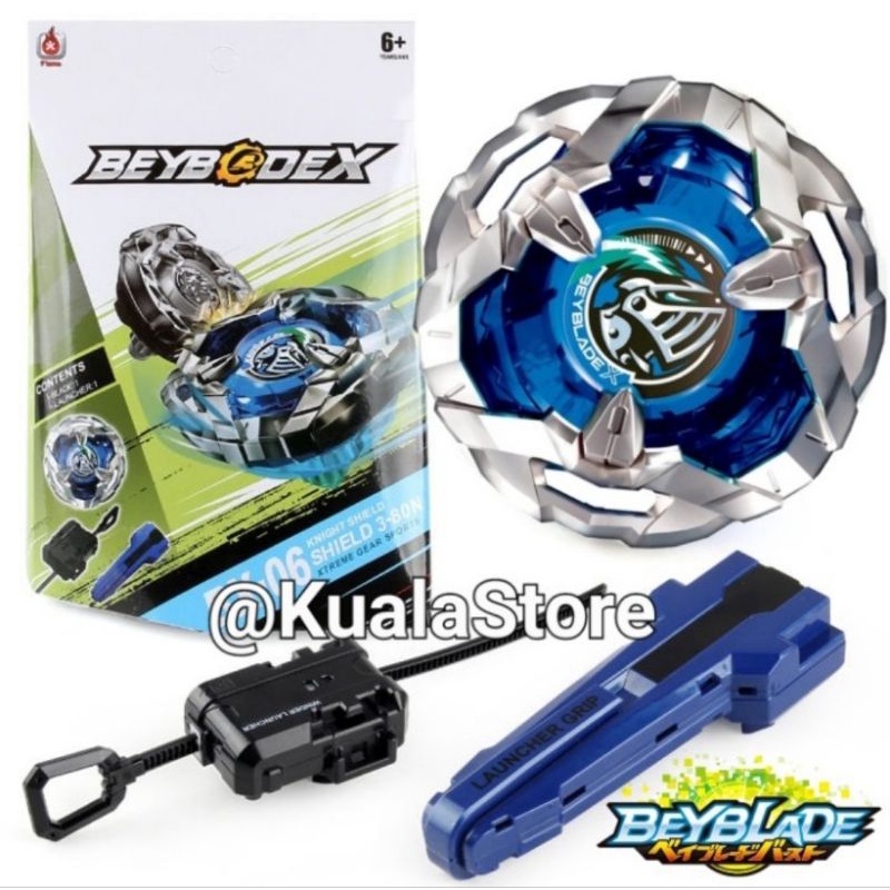 Jual Beyblade X Knight Shield BX06 Biru Xtreme Burst Ultimate Dynamite ...