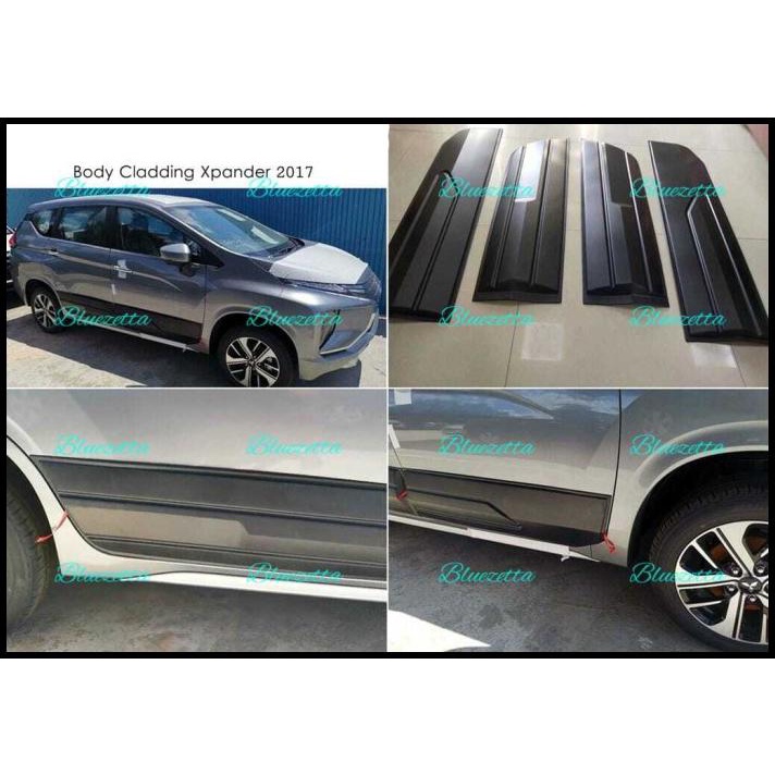 Jual DISKON SIDE BODY CLADDING XPANDER 2017 -UP/ LIST SAMPING MOULDING ...