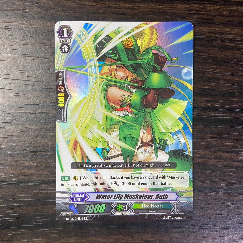 Jual vanguard water lily musketeer ruth BT08 RR original | Shopee Indonesia