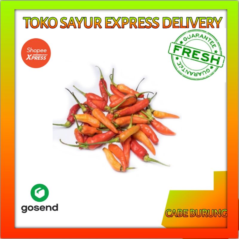 Jual Cabe Burung Merah Cabai Cabay - Sayur Fresh Palembang | Shopee ...