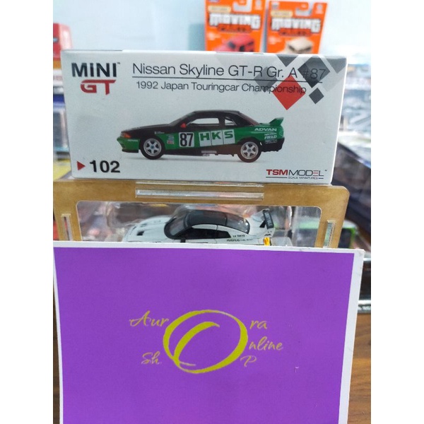 Jual 【AuroraOnlineShop】MINI GT NO.102 NISSAN SKYLINE GT-R GR. A #87 ...