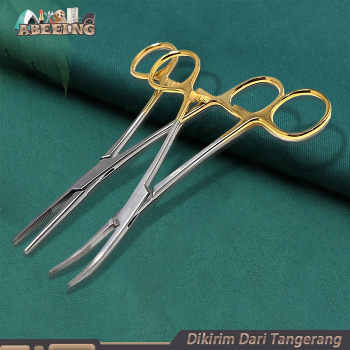 Jual Ready Mosquito Lurus Klem Arteri Lurus Clamp Mosquito Forcep Pean ...