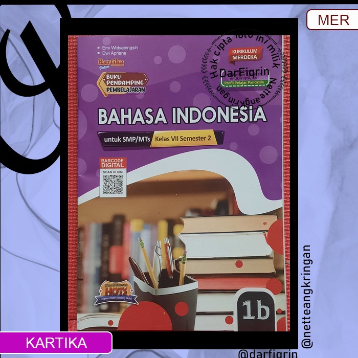 Jual LKS Bahasa Indonesia Kelas 7 8 Semester 2 SMP/MTs KURMER Kurikulum Merdeka-Kartika-HOTS-Emi ...