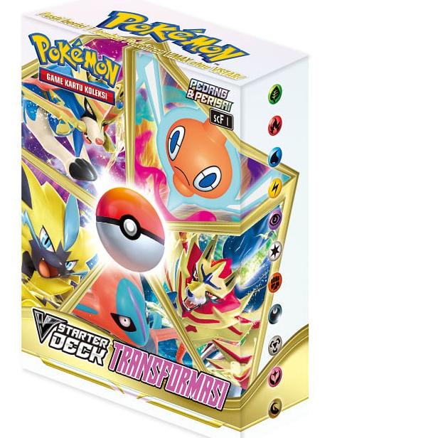 Jual Kartu Pokemon TCG V Starter Deck Transformasi SCF Pedang Perisai | Shopee Indonesia