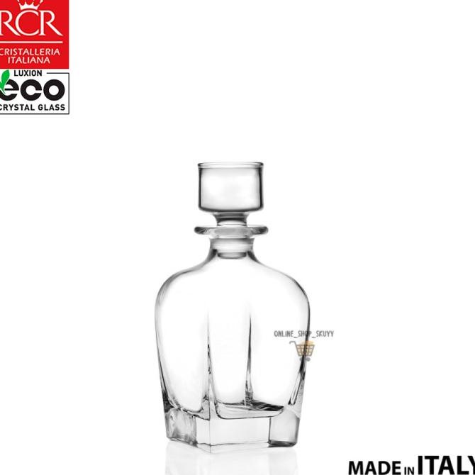 Jual RCR Crystal Fusion Whisky Decanter 800ml | Shopee Indonesia