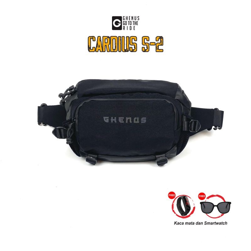 Jual [EXCLUSIVE] MODEL TERKINI Tas waistbag pria slempang Ghenus ...