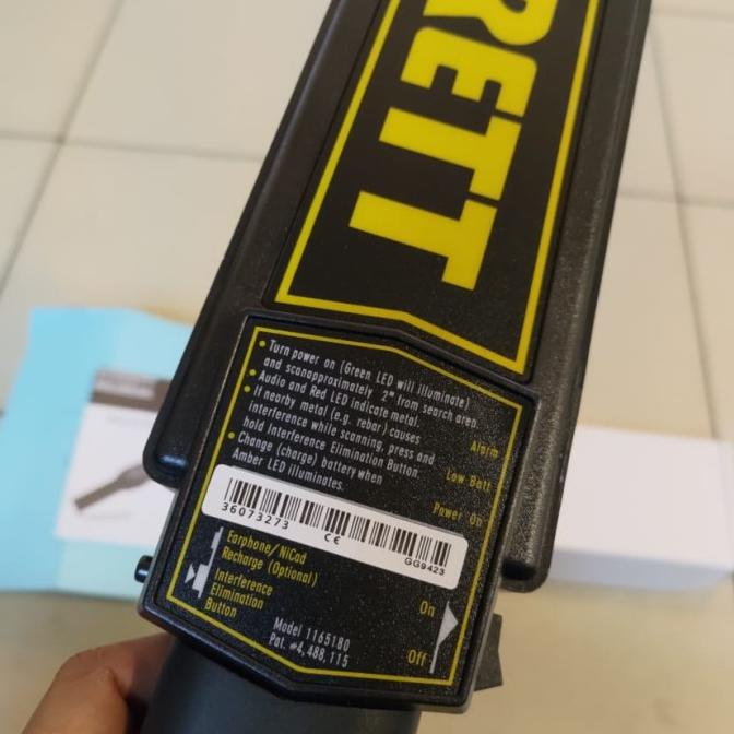 Jual Metal Detector Alat Pendeteksi Logam / Garrett Super Scanner ...