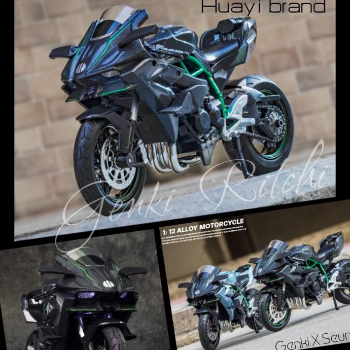 Jual Diecast Super Bike Kawasaki Ninja H2R Skala 1:12 Diecast Sepeda Motor | Shopee Indonesia